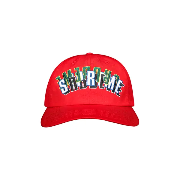Supreme Stacked Cordura 6-panel Cap - Red