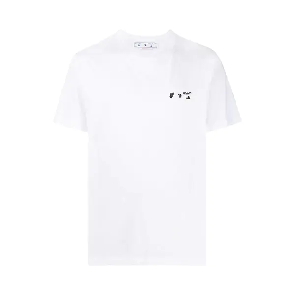 Off-White Ow Logo Slim T-shirt - White