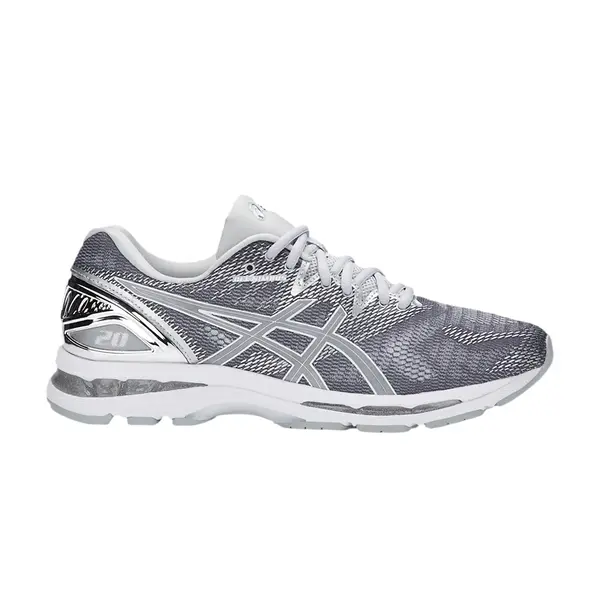 Asics Gel-nimbus 20 Platinum Athletic Sneakers - Grey