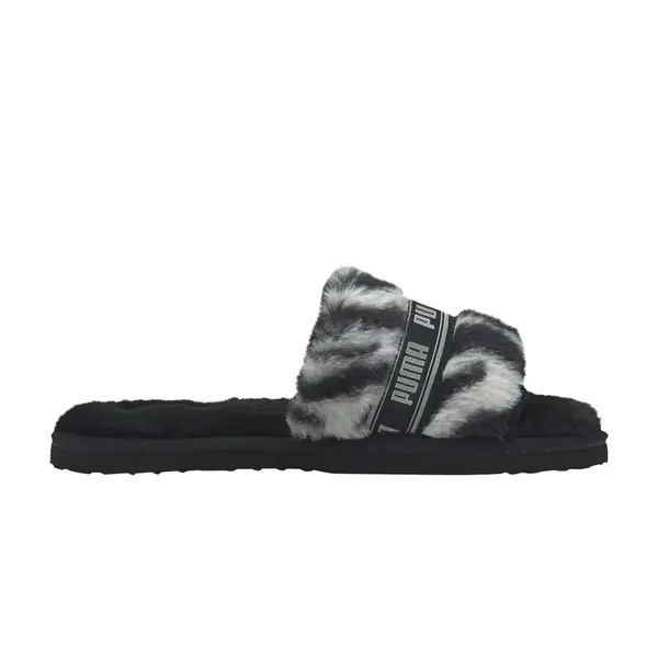 PUMA Fluff Slides - Black