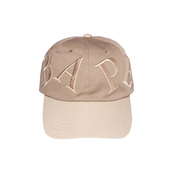 A BATHING APE Panel Cap - Cream