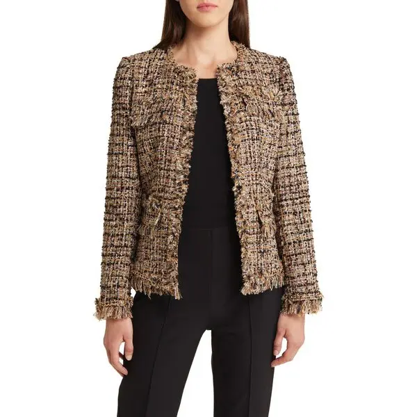 Kobi Halperin Lisa Bouclé Tweed Jacket