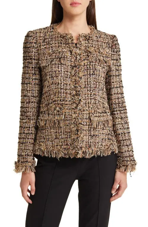 Kobi Halperin Lisa Bouclé Tweed Jacket