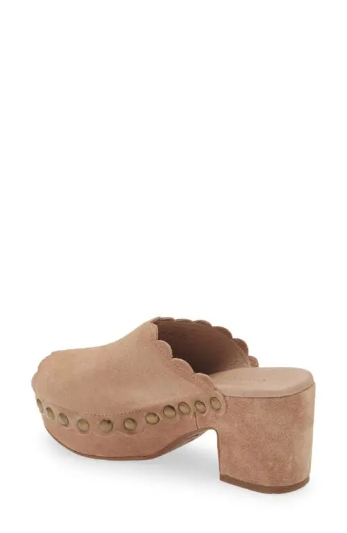 CHOCOLAT BLU Genessis Platform Sandal - Latte Suede