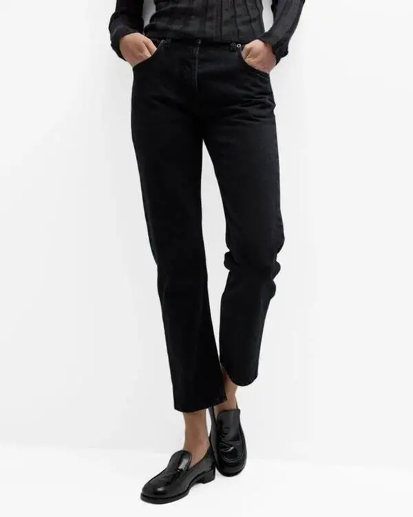 THE ROW Riaco Slim-leg Crop Jeans