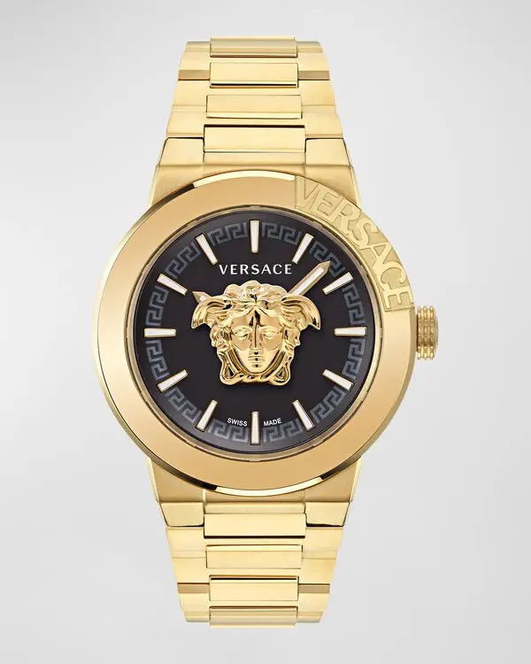 Versace Medusa Infinite Bracelet Watch, 47mm - Ip Yellow Gold
