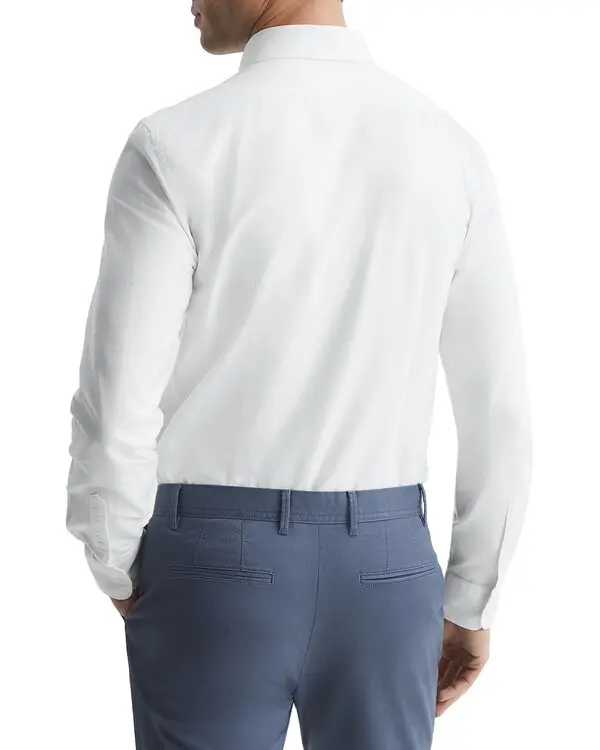 REISS Greenwich Slim Fit Oxford Shirt - White