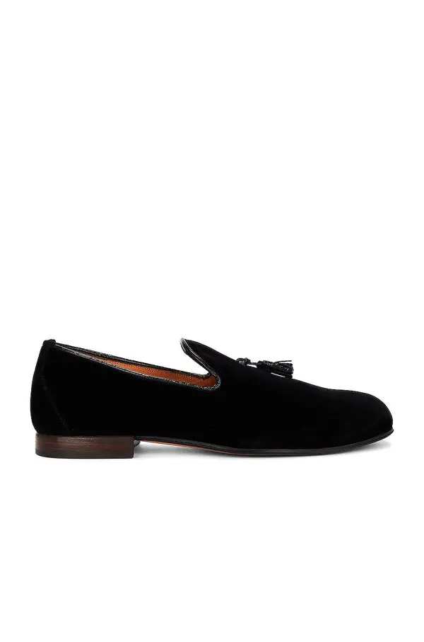 TOM FORD Velvet Nicolas Tassel Slipper