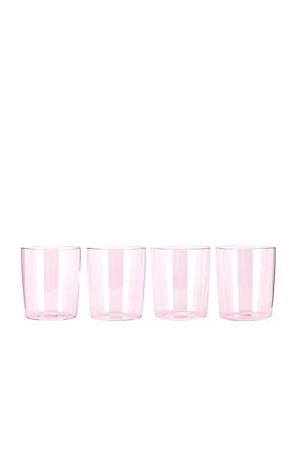HAWKINS NEW YORK Essential Glass Medium Set Of 4 - Blush