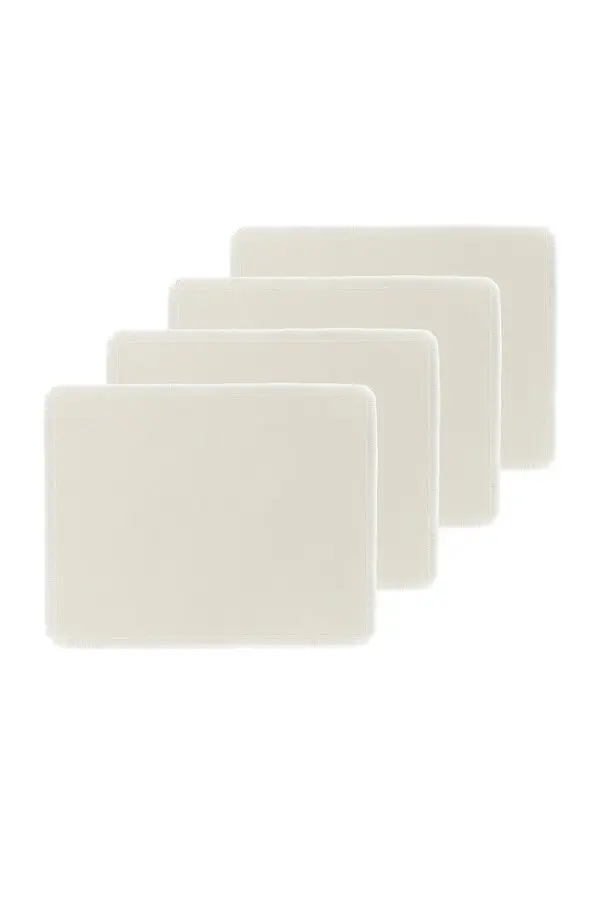 HAWKINS NEW YORK Essential Cotton Placemats Set Of 4 - Ivory