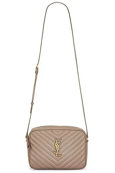 Saint Laurent Medium Lou Camera Bag In Grey