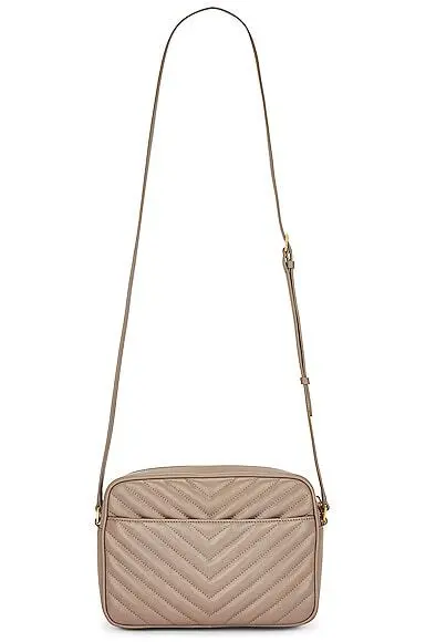 Saint Laurent Medium Lou Camera Bag In Grey