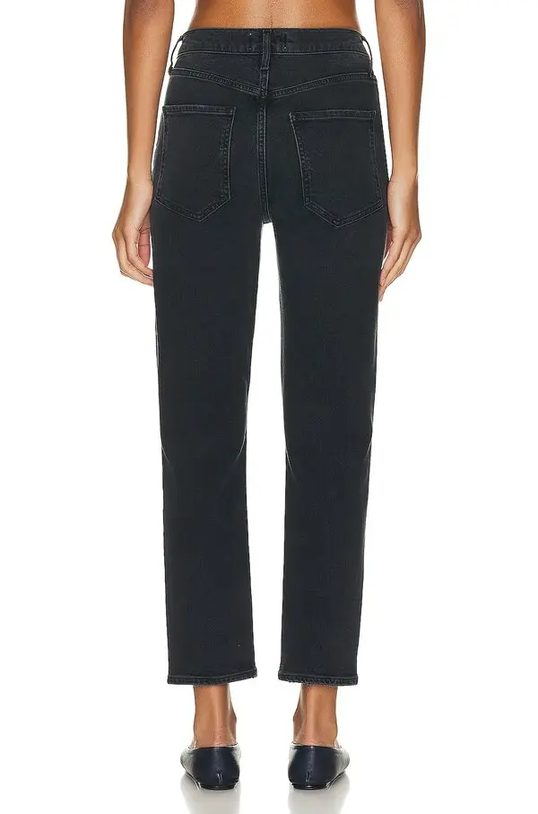 AGOLDE Riley High Rise Straight Crop Jeans - Panoramic