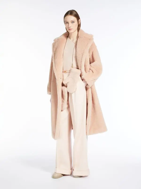 Max Mara Teddy Bear Icon Coat - Pink | Editorialist