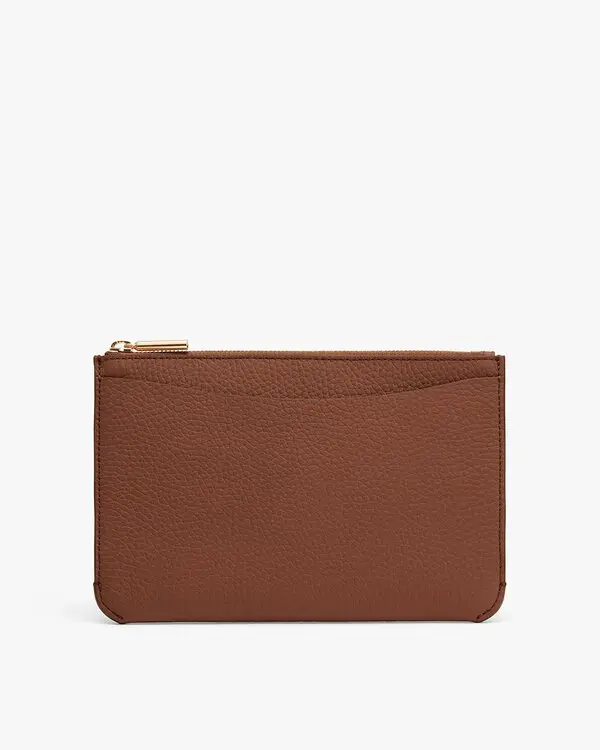 Cuyana System Zipper Pouch - Dark Chestnut
