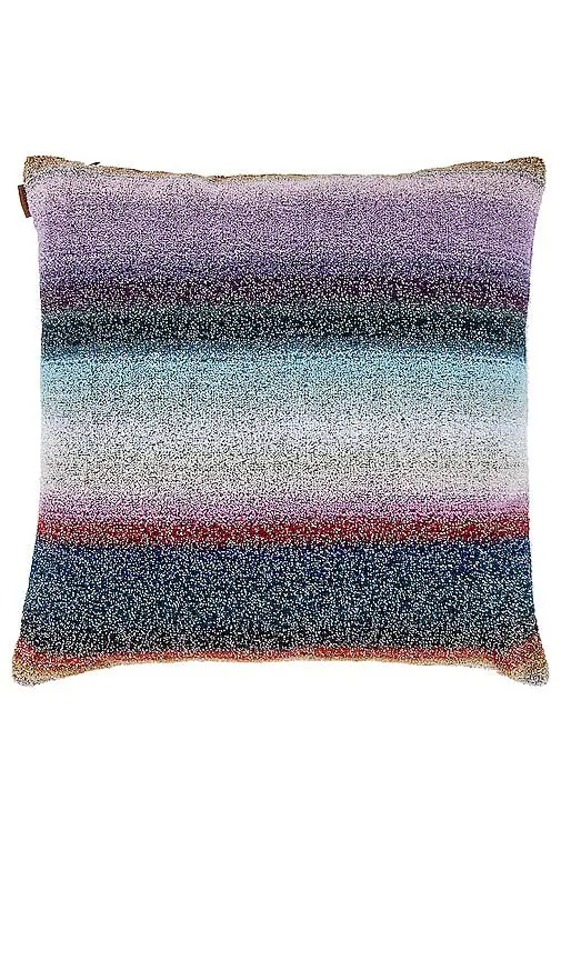 Missoni Clancy Cushion In Burgandy - Blu Multicolor