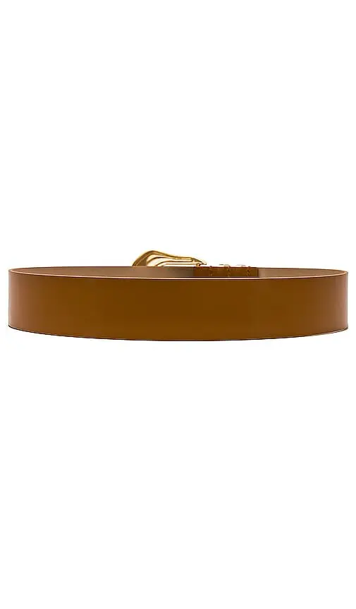 NEW B-LOW THE BELT women\'s koda mod leather belt in cuoio/gold B-Low the Belt Kad Belt in Cuoio & Gold | REVOLVE main image 2