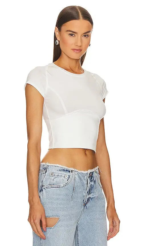 Free People X We The Free Protagonist Cropped Tee - White
