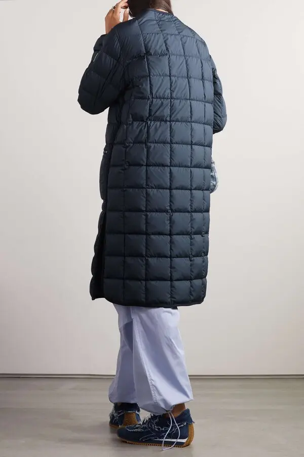 Moncler Faisan Convertible Quilted Shell Down Coat - Navy