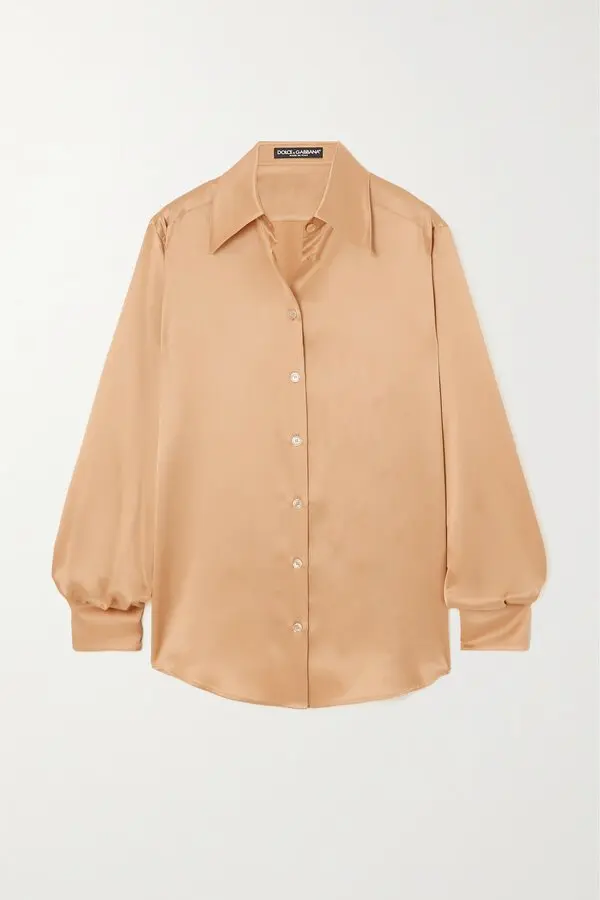 Dolce & Gabbana Silk-satin Shirt