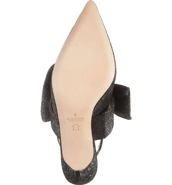 KOKO + PALENKI Francisme Pointed-toe Pump - Black Iridescent Leather