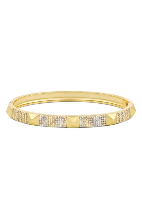 SHYMI Studded Pavé Bangle - Gold