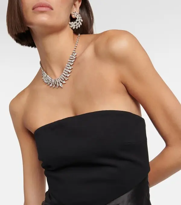Staud Wayfaring Strapless Maxi Dress - Black
