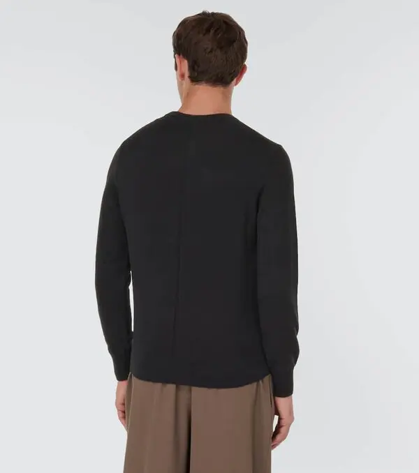 THE ROW Benji Cashmere Sweater - Black