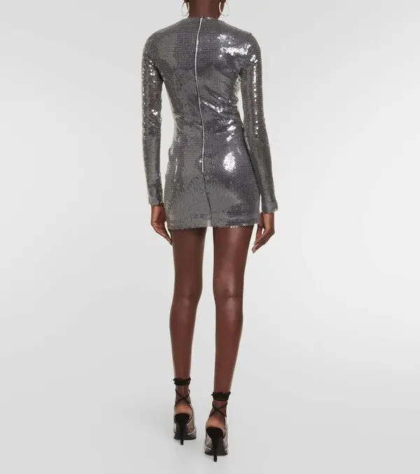 David Koma Sequined Minidress