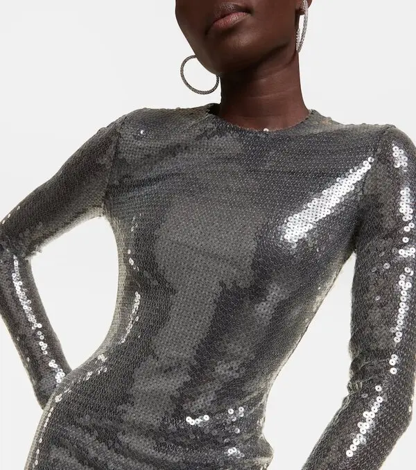 David Koma Sequined Minidress