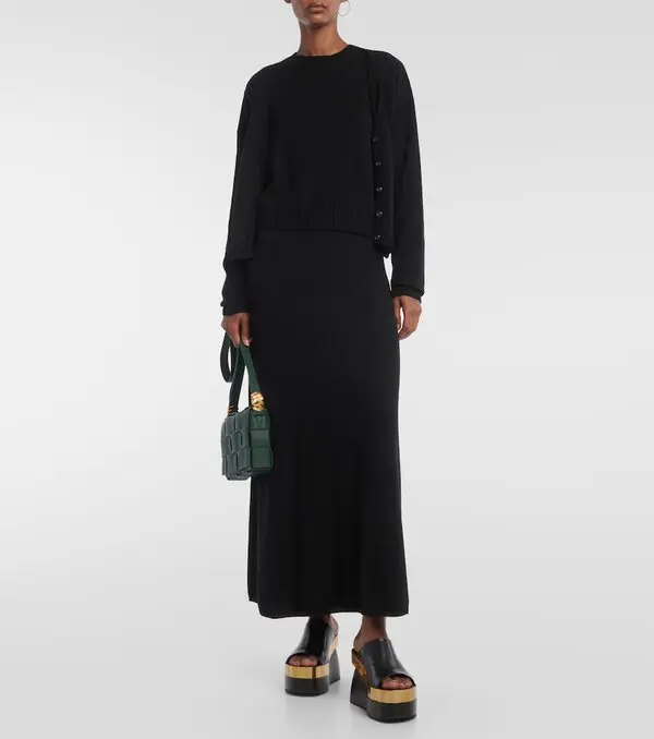 LISA YANG Dolly Strapless Midi Dress