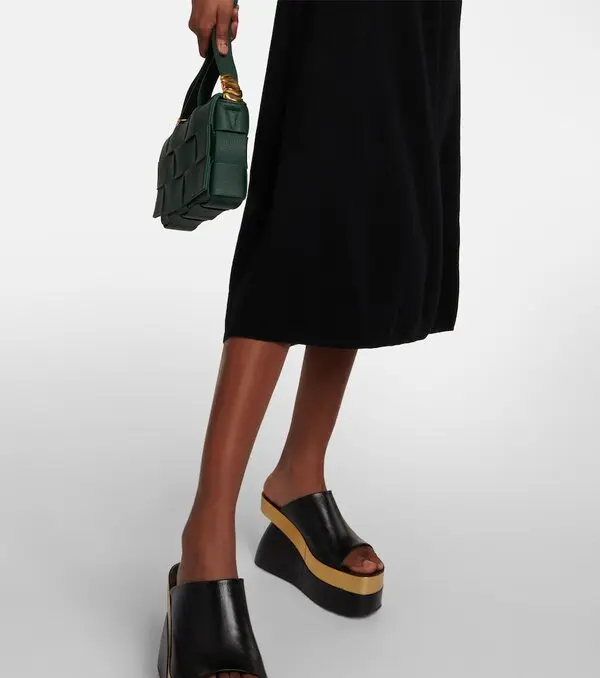 LISA YANG Dolly Strapless Midi Dress