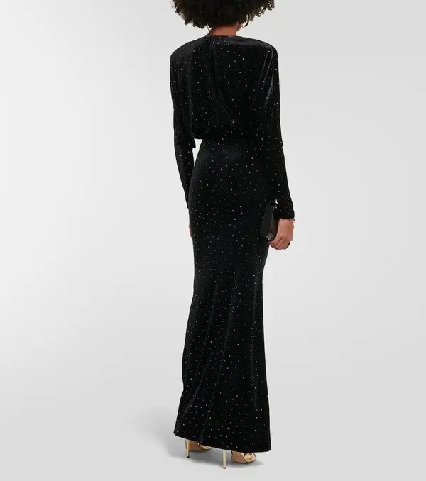 Alexandre Vauthier Crystal-embellished Gown
