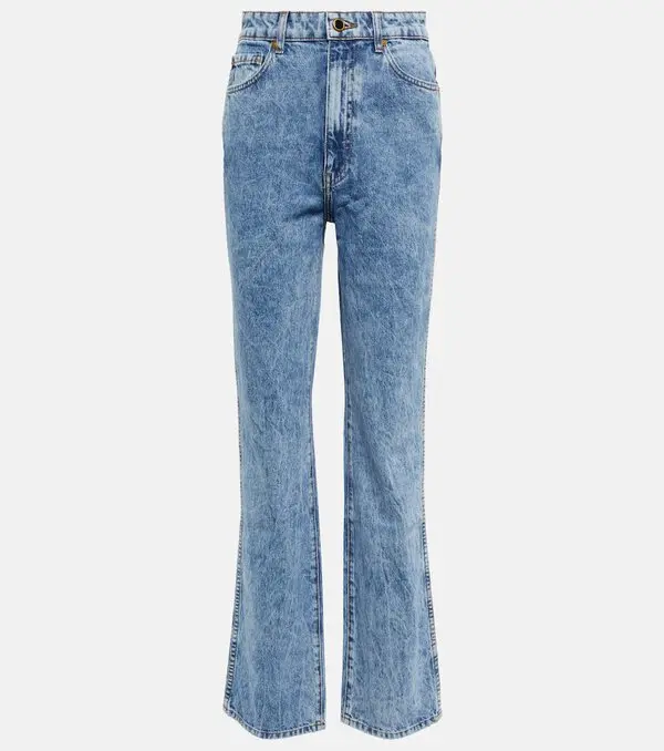 Khaite Danielle High-rise Straight Jeans
