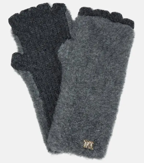 Max Mara Manny Gloves - Grey