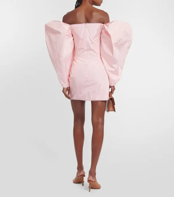 Jacquemus La Robe Taffetas Minidress - Pink
