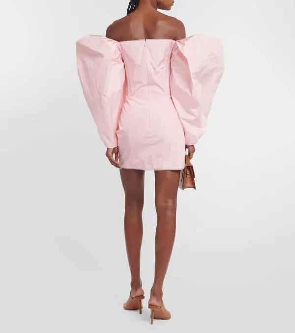 Jacquemus La Robe Taffetas Minidress - Pink