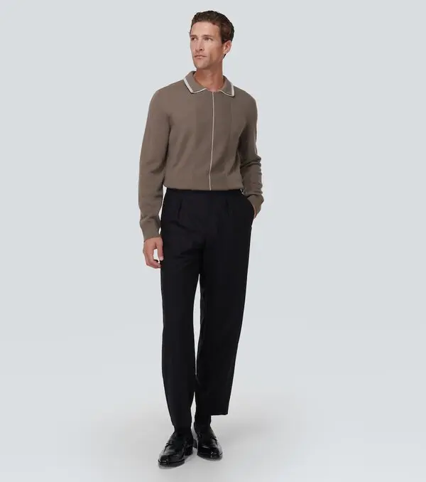 Giorgio Armani Wool Polo Top