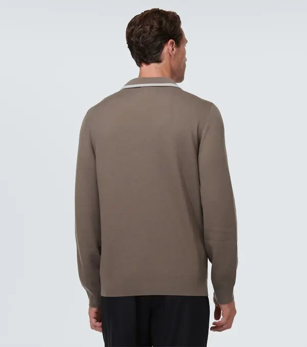 Giorgio Armani Wool Polo Top
