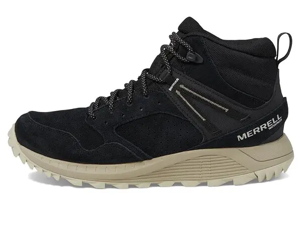 Merrell Wildwood Mid Waterproof Leather & Suede Lace-up Boots