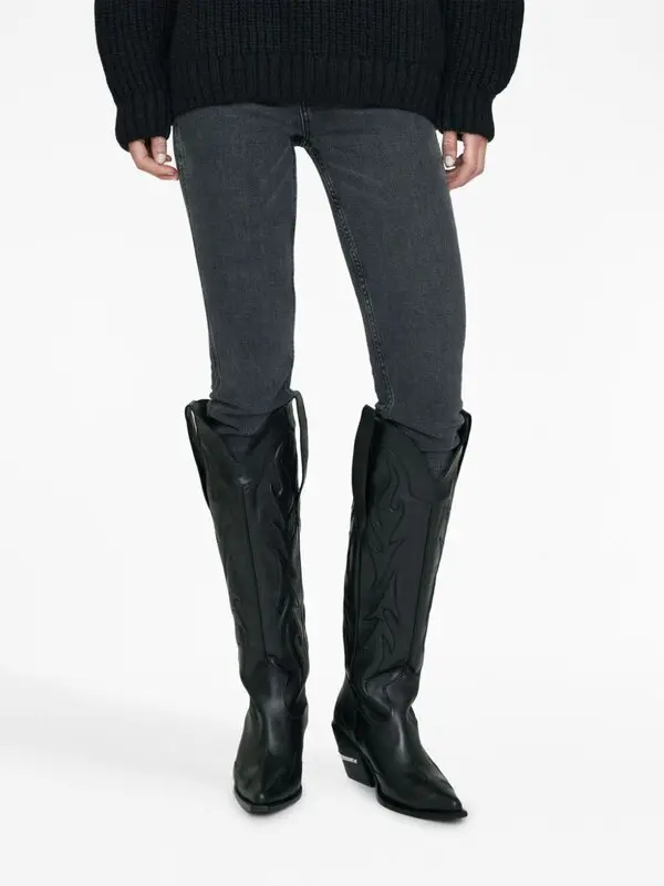 ANINE BING Tania Western Boots