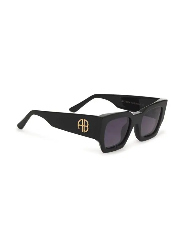 Anine Bing Indio Square-Frame Sunglasses In Black - 40% Off 