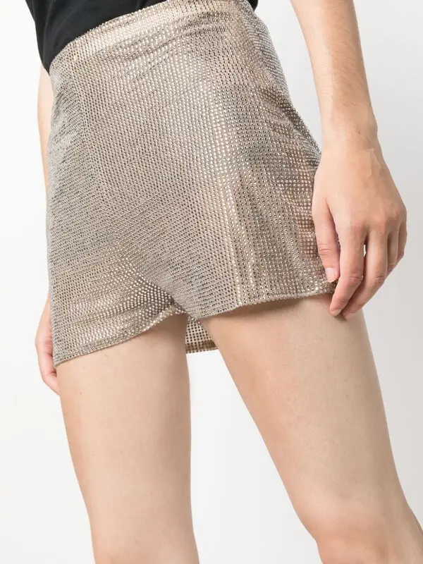 Giuseppe Di Morabito Rhinestone-embellished High-waist Shorts