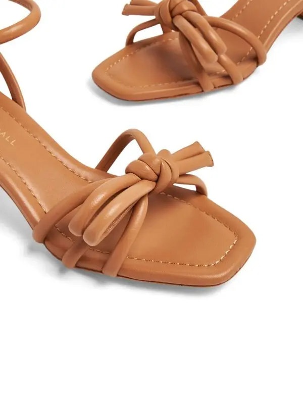 LOEFFLER RANDALL Mikel Leather Sandals - Brown