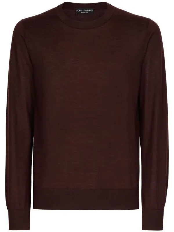 Dolce & Gabbana Round-neck Cashmere Sweater