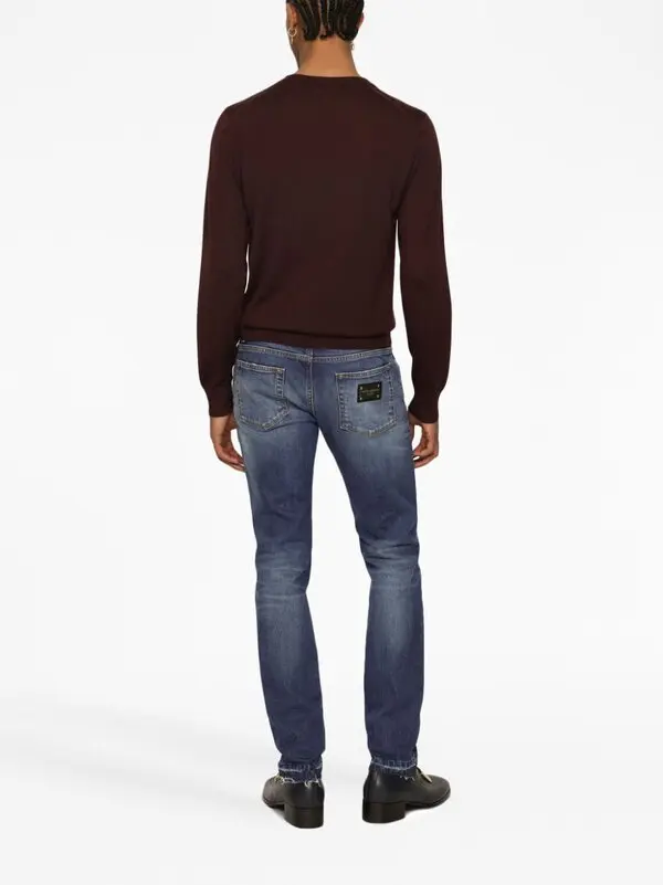 Dolce & Gabbana Round-neck Cashmere Sweater