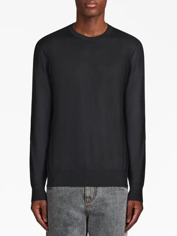 Etro Logo-embroidered Crew-neck Jumper