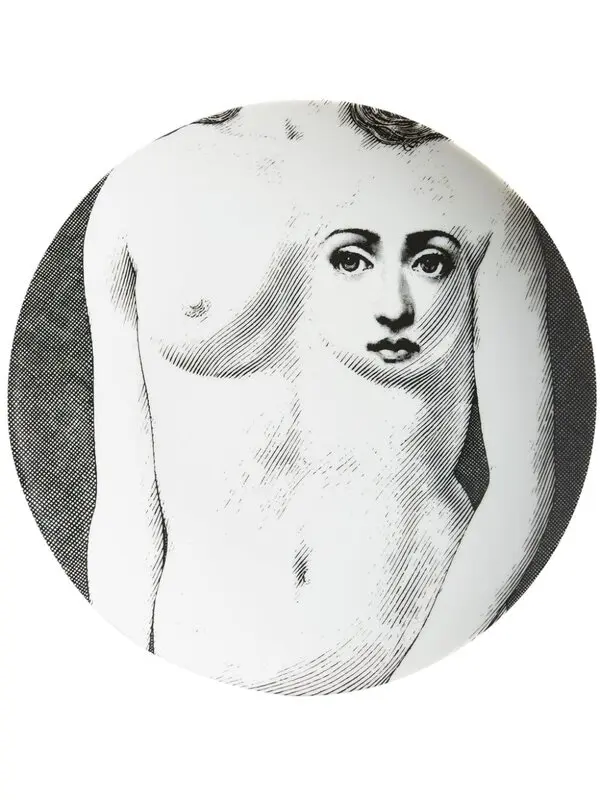 FORNASETTI Tema E Variazioni N.308 Wall Plate - White