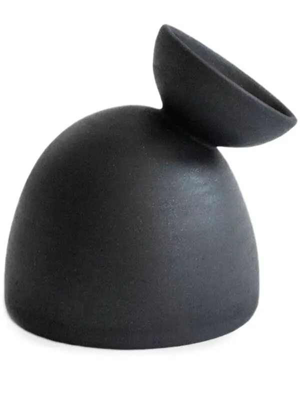 ORIGIN MADE Charred Dome Clay Vase