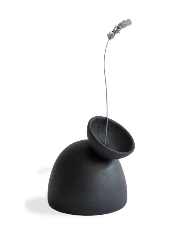 ORIGIN MADE Charred Dome Clay Vase